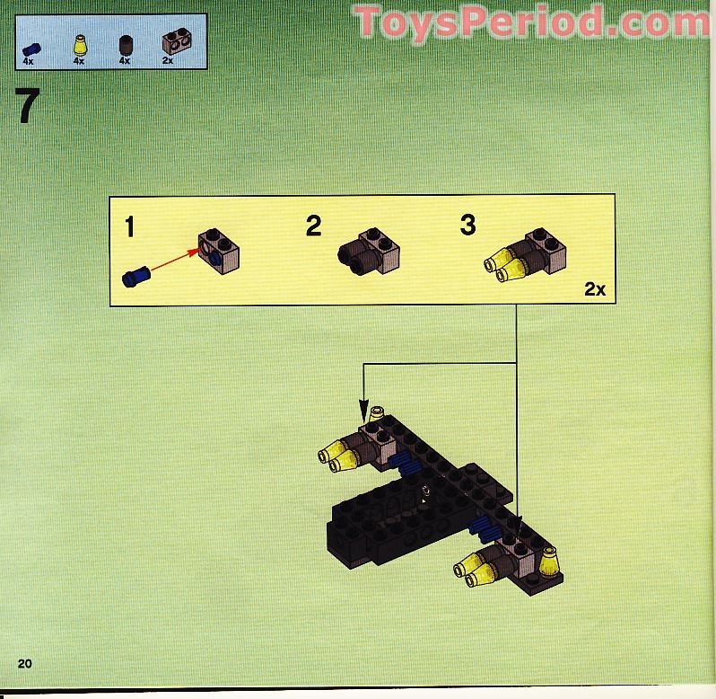 LEGO 7693 Etx Alien Strike Instructions and Parts List