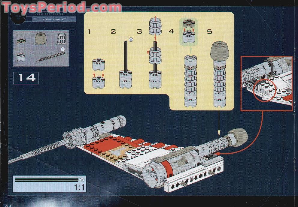 LEGO 7191 X-Wing Fighter - Ultimate Collector Series UCS Instructions ...