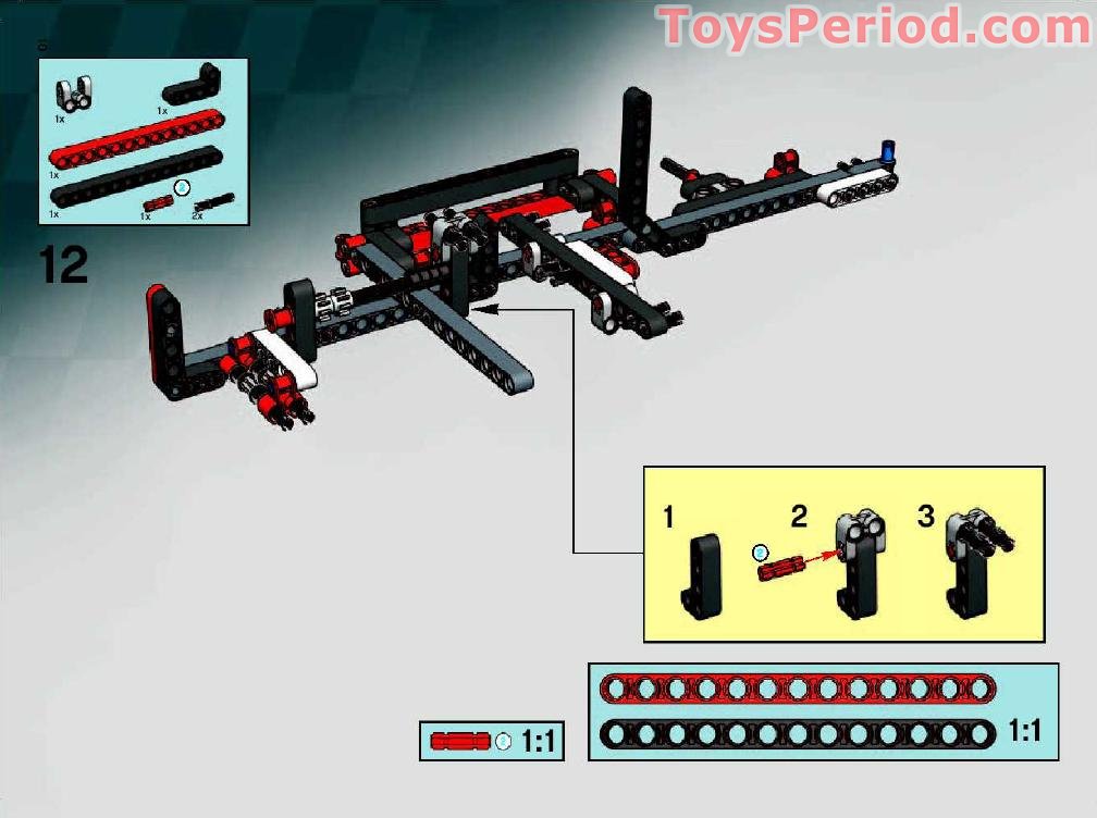 LEGO 8682 Nitro Intimidator Instructions and Parts List