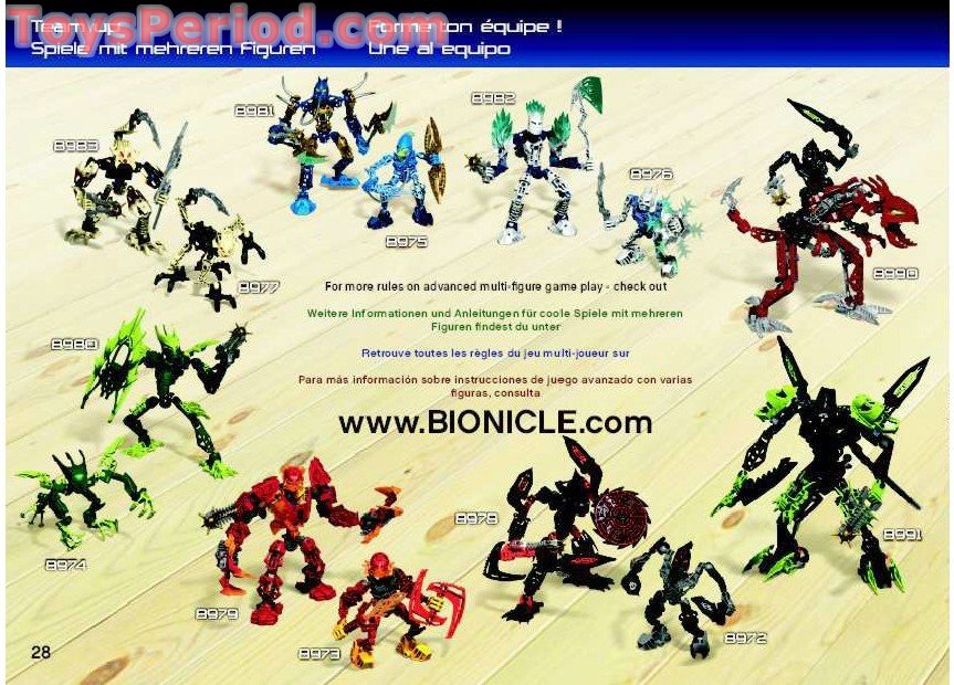 LEGO 8982 Strakk Instructions and Parts List