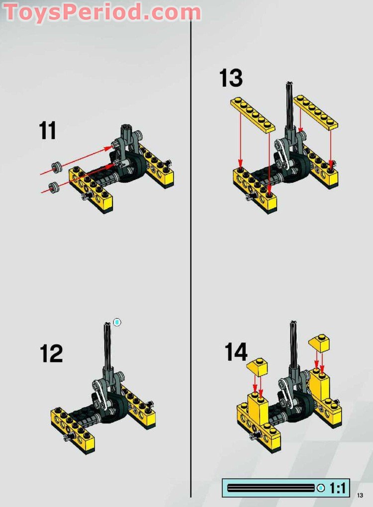 LEGO 8147 Bullet Run Instructions and Parts List