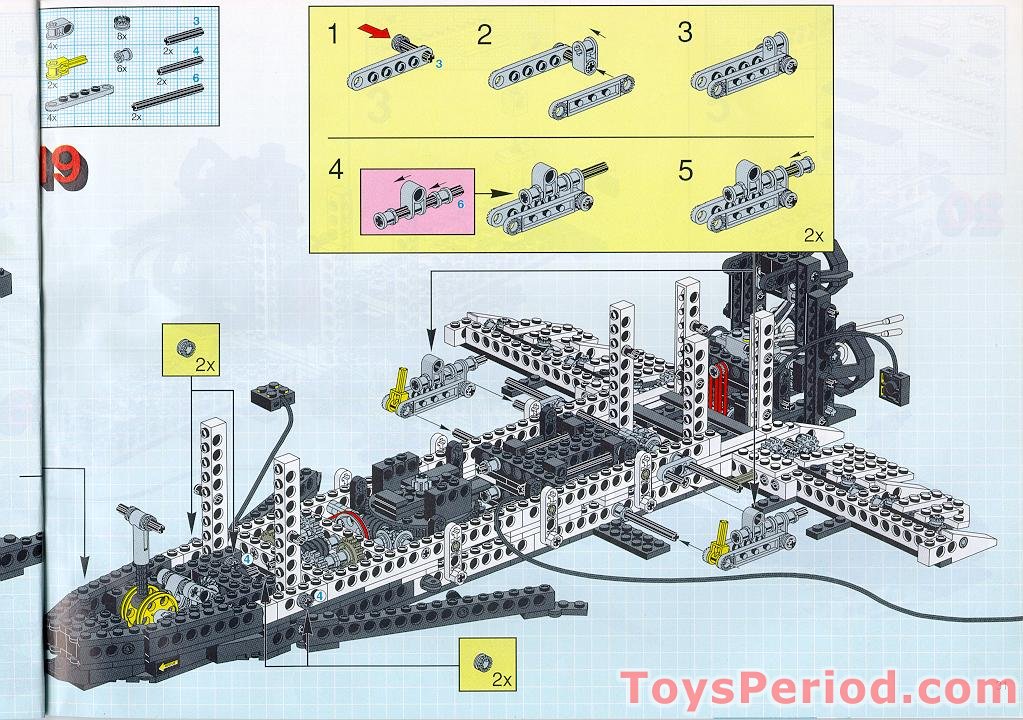 LEGO 8480 Space Shuttle Instructions and Parts List