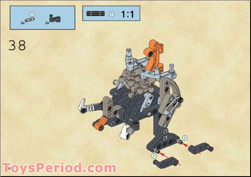 LEGO 8556 Boxor Instructions and Parts List