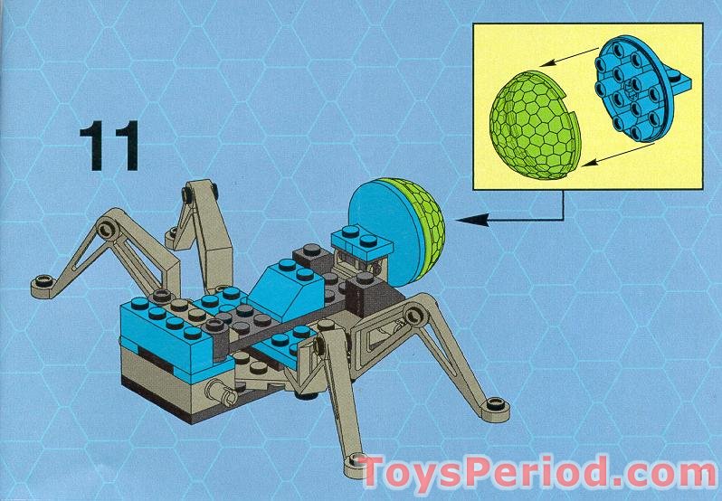 LEGO 2964 Space Spider Instructions and Parts List