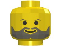 LEGO Sets with Part 3626bp39 Minifig Head with Dark Gray Facial Hair ...