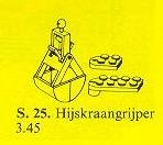 LEGO 25 Steam Shovel Set Parts List