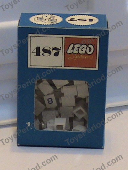 LEGO 487-2 1x1 Bricks with Numbers Set Parts List