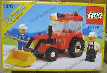 LEGO 1876 Soil Scooper Instructions and Parts List