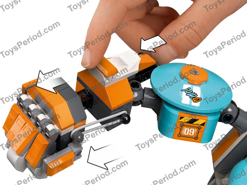 LEGO 80025 Sandy's Power Loader Mech Set Parts List