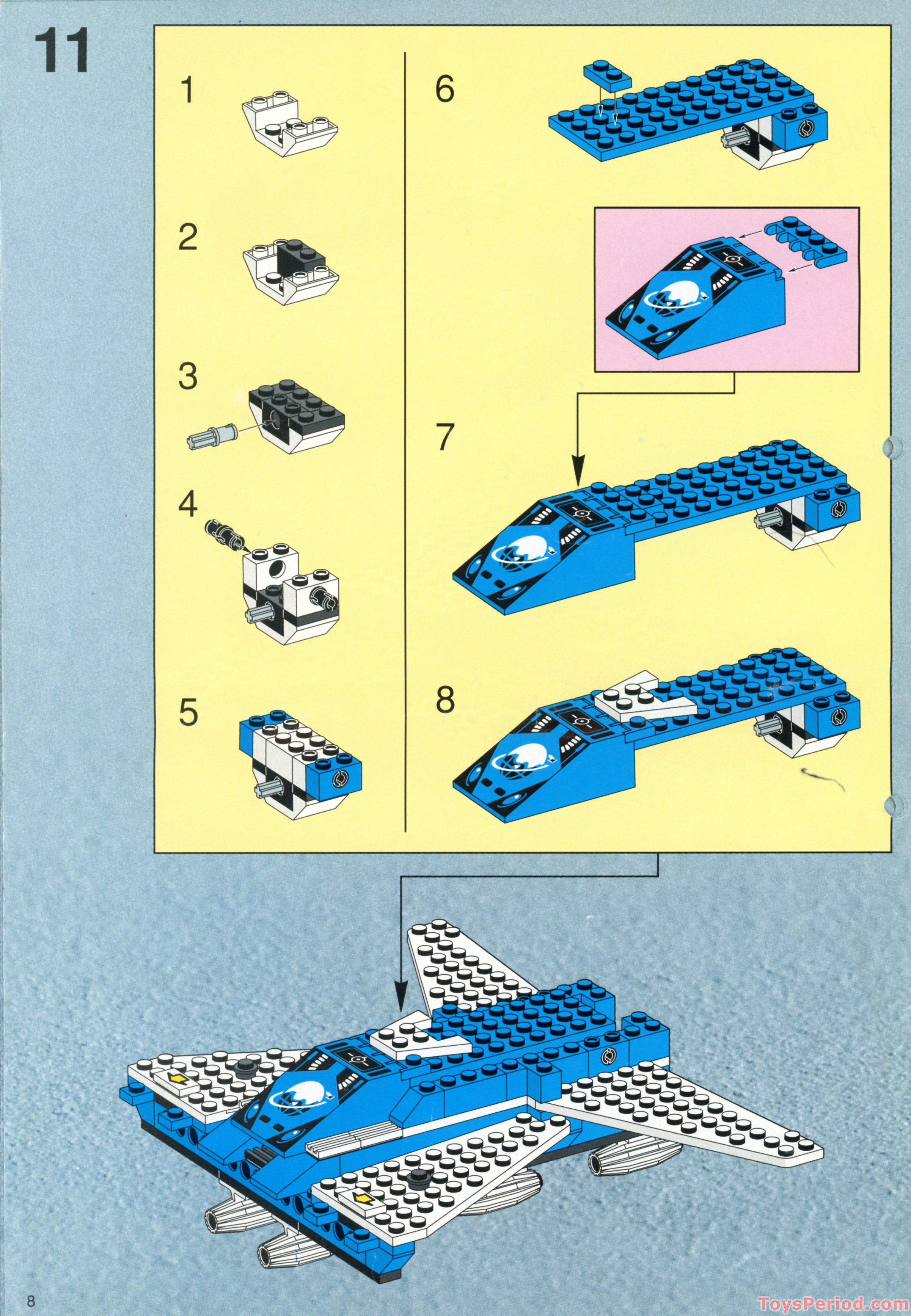 LEGO 6973 Deep Freeze Defender Instructions and Parts List