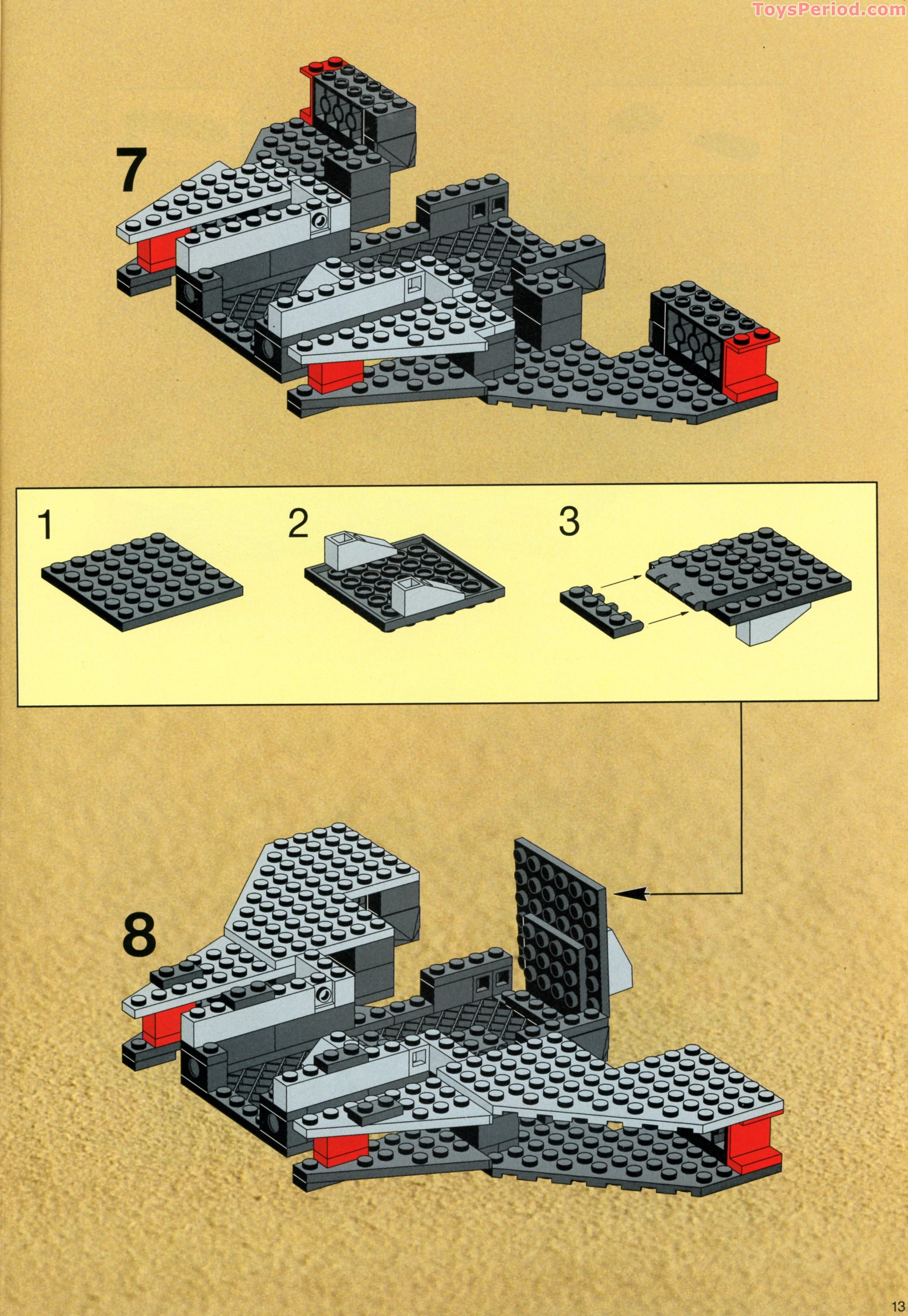 LEGO 6984 Galactic Mediator Instructions and Parts List