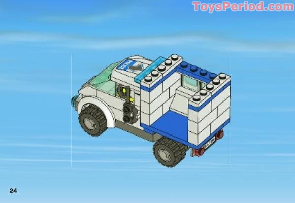 LEGO 7285 Police Dog Unit Instructions and Parts List