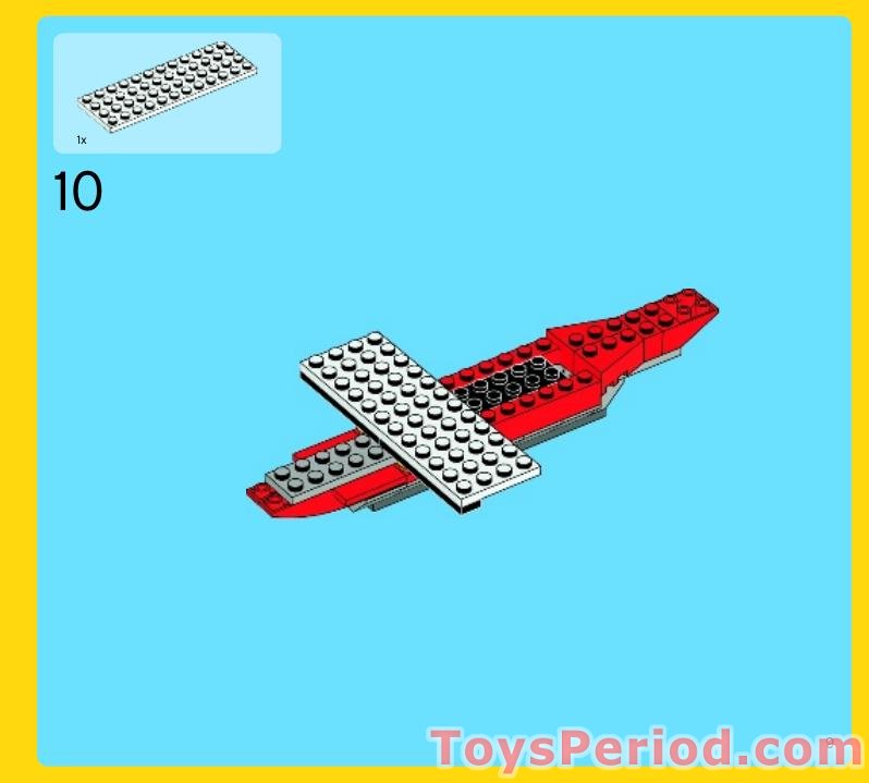 LEGO 7292 Propeller Adventures Instructions and Parts List