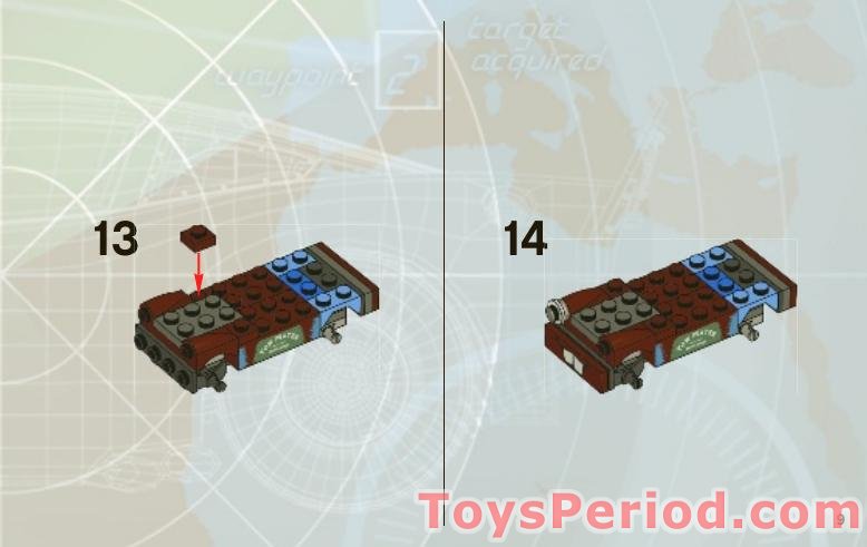 LEGO 8201 Classic Mater Instructions and Parts List