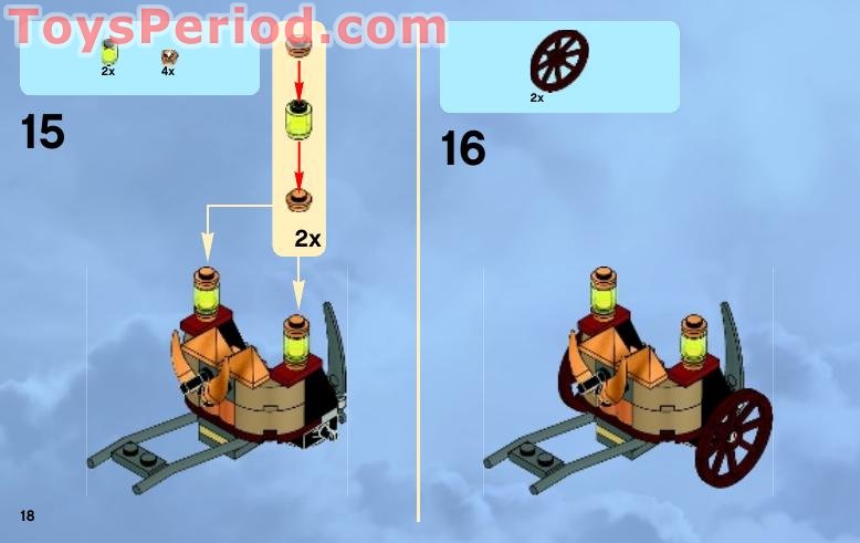 LEGO 9462 The Mummy Instructions and Parts List