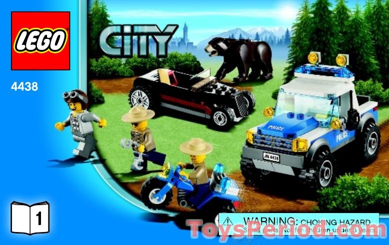 LEGO 4438 Robber's Hideout Instructions and Parts List