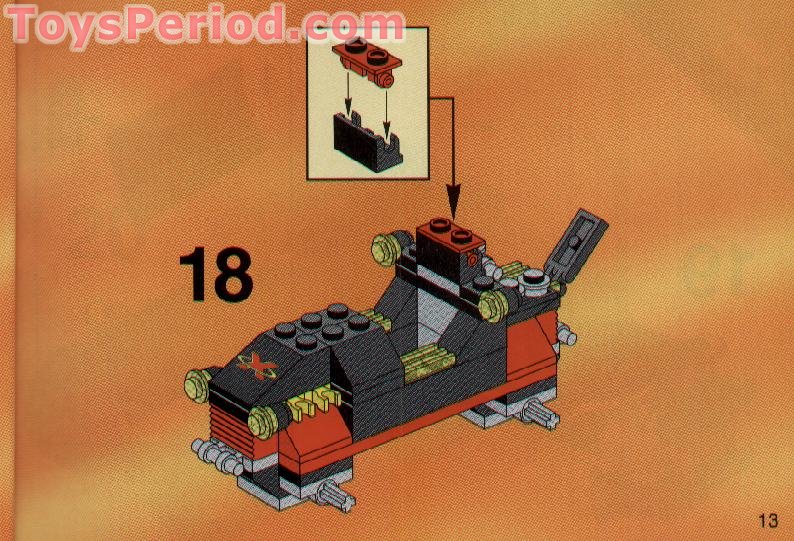 LEGO 2963 Extreme Team Racer Instructions and Parts List