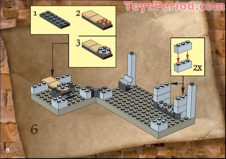 LEGO 4705 Snape's Classroom Instructions and Parts List