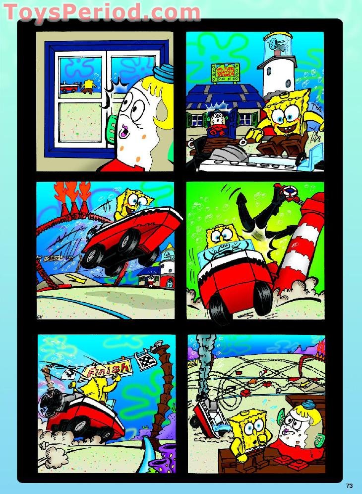 LEGO 4982 Mrs. Puff's Boating School Instructions and Parts List