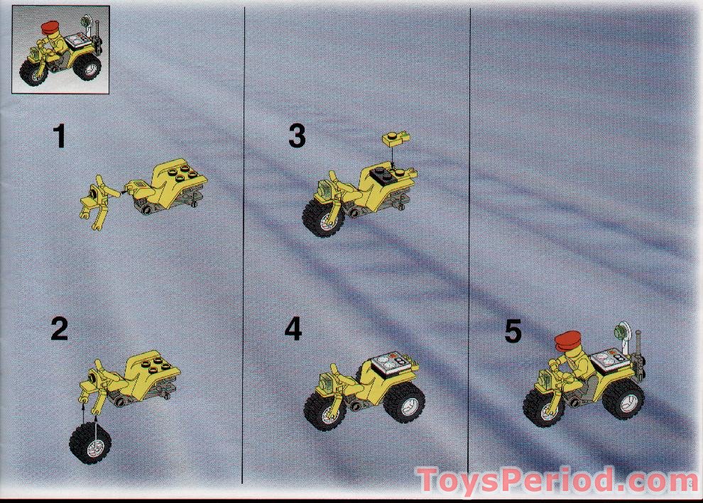 LEGO 4556 Train Station Instructions and Parts List