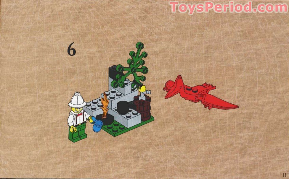 LEGO 5934 Dino Explorer Track Master Instructions and Parts List