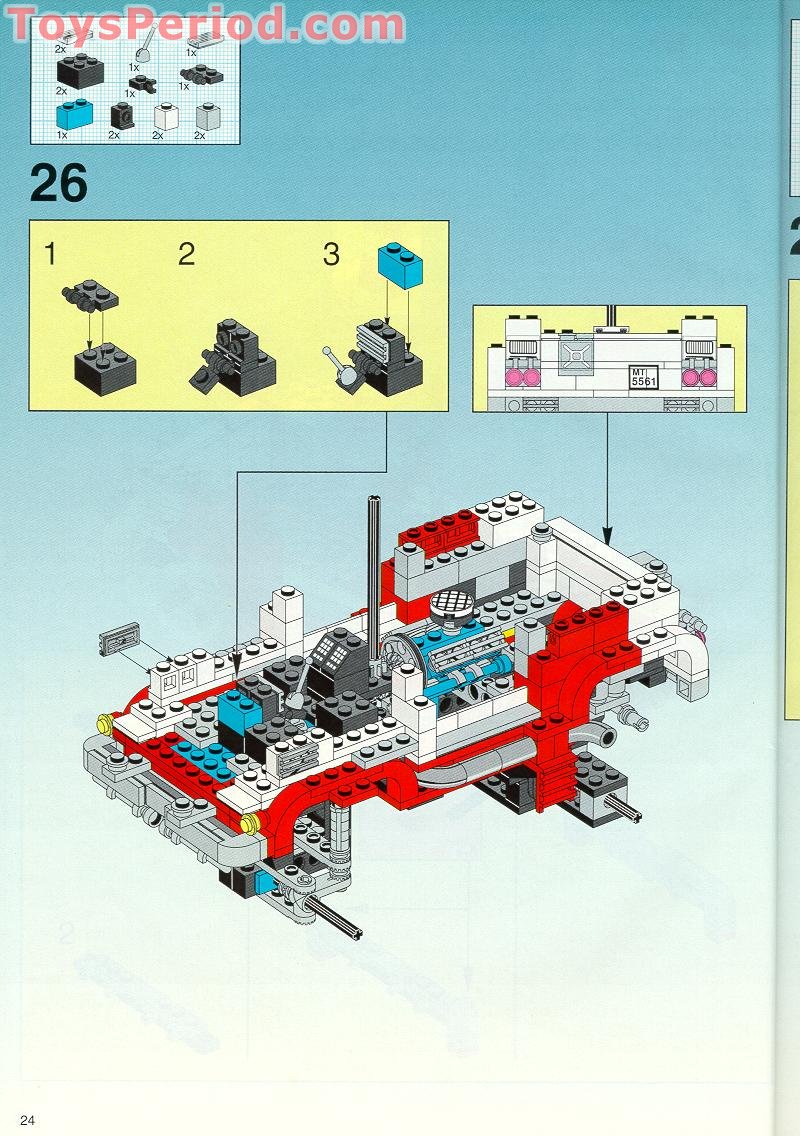LEGO 5561 Big Foot 4x4 Instructions and Parts List