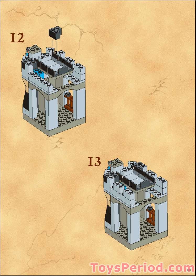 LEGO 6098 King Leo's Castle Instructions and Parts List