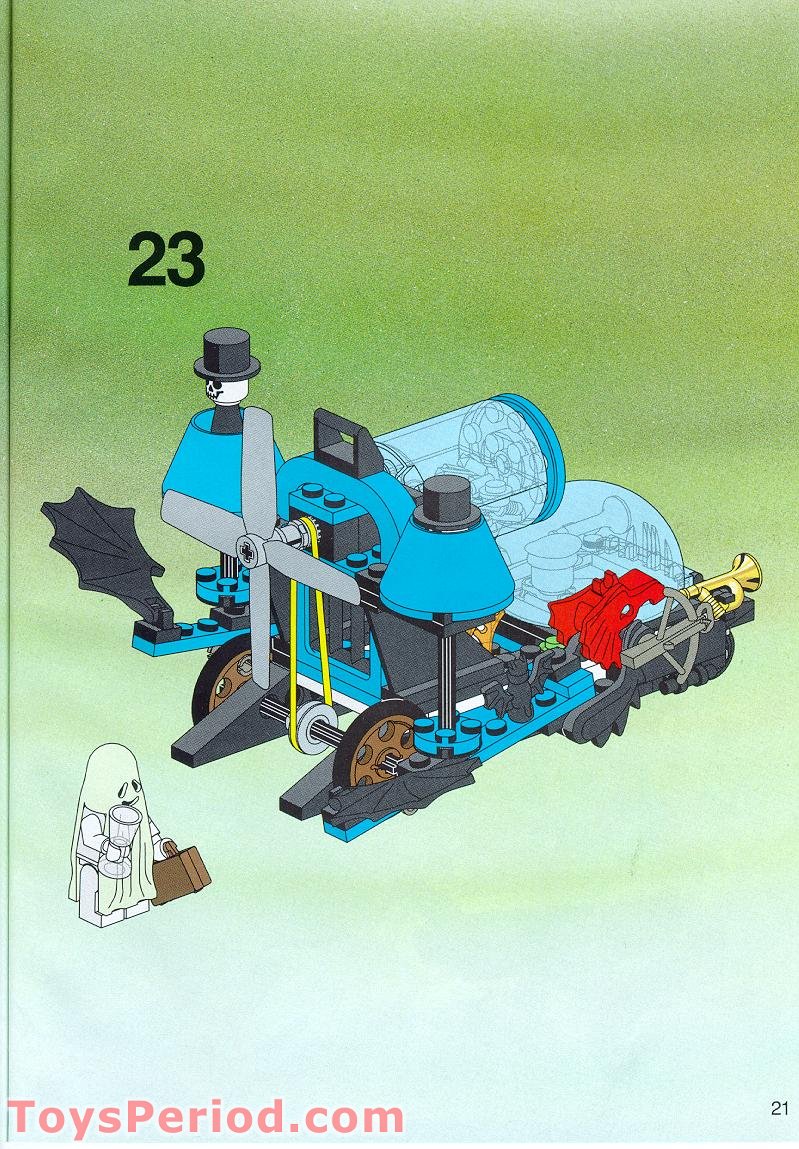 LEGO 6496 Whirling Time Warper Instructions and Parts List