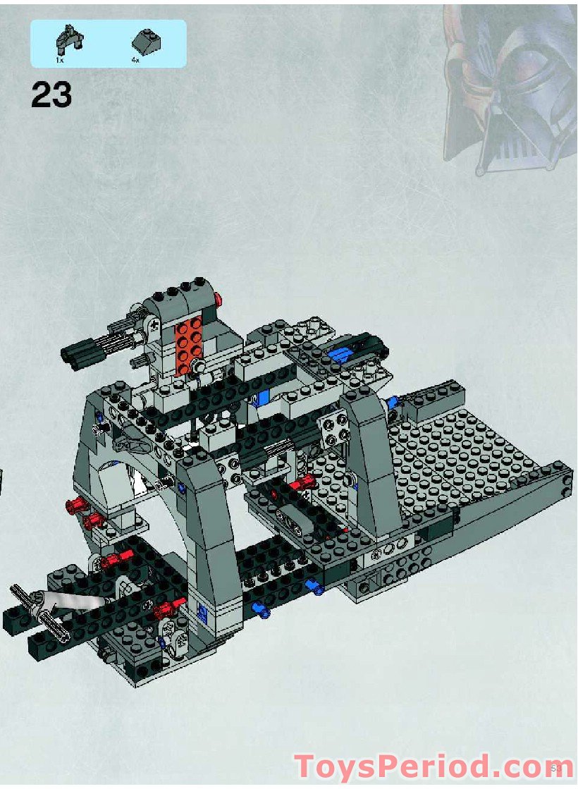 LEGO 7680 The Twilight Instructions and Parts List