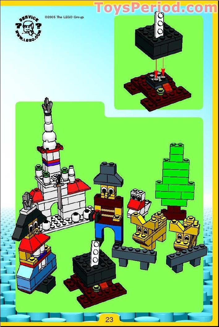 LEGO 7870 Hans Christian Andersen Bucket Instructions and Parts List