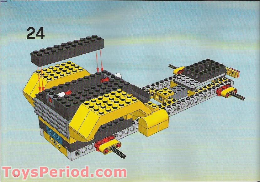 LEGO 7344 Dump Truck Instructions and Parts List