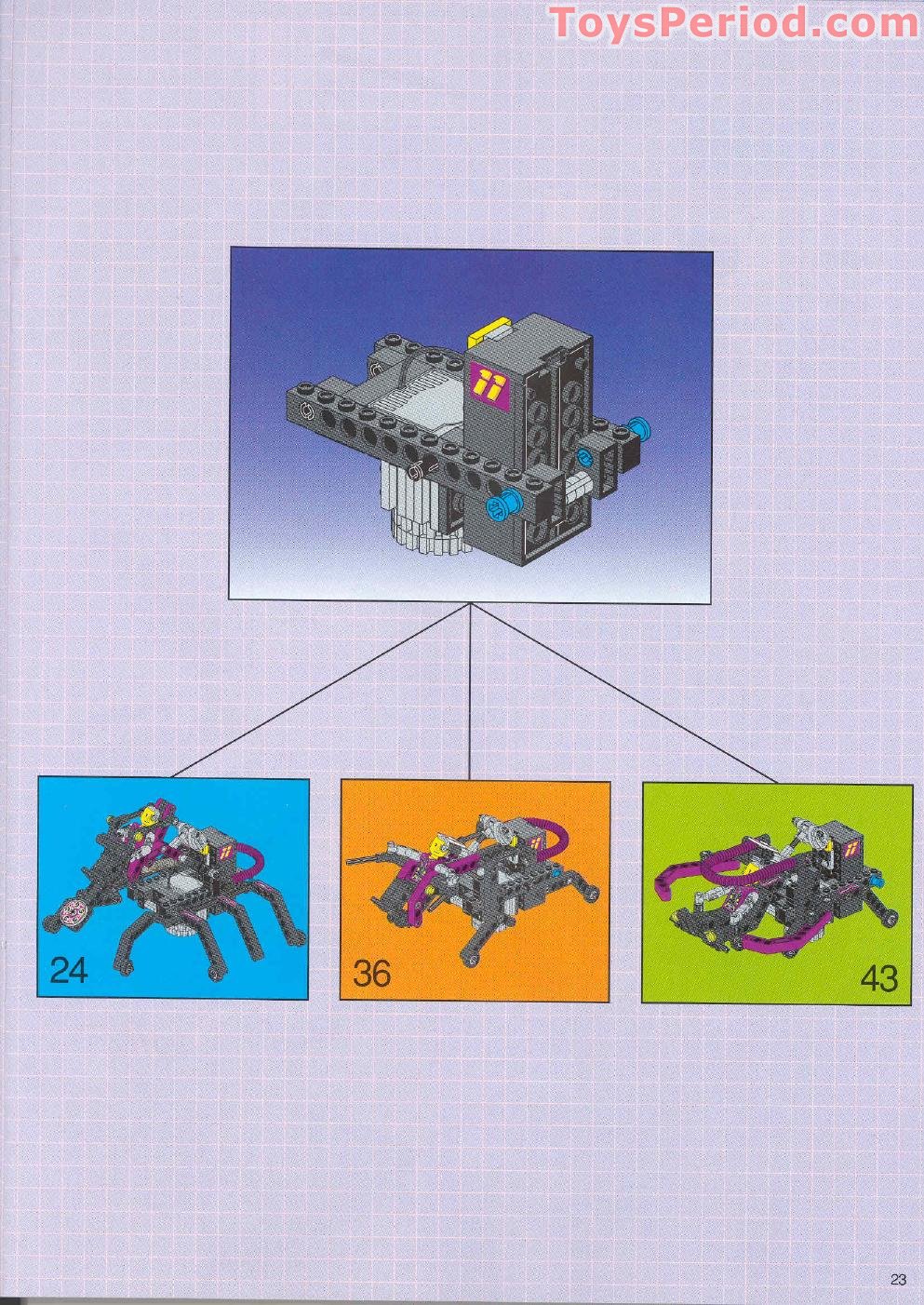 LEGO 8266 Super Challenge Instructions and Parts List
