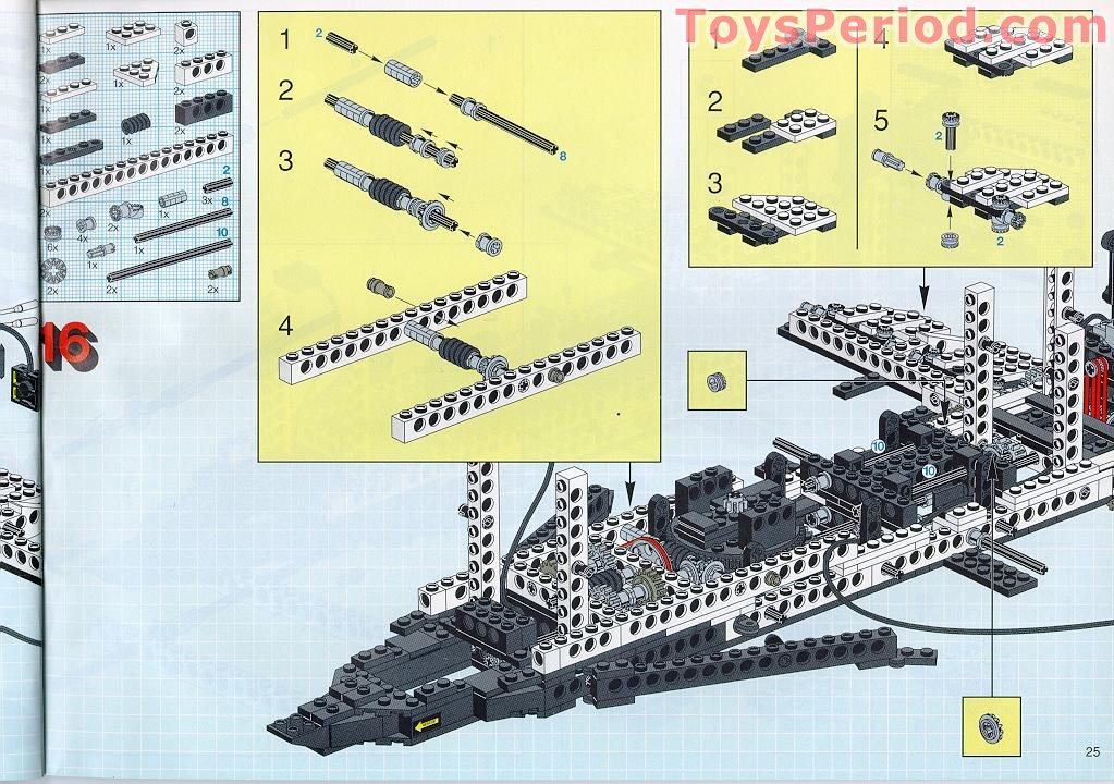 LEGO 8480 Space Shuttle Instructions and Parts List