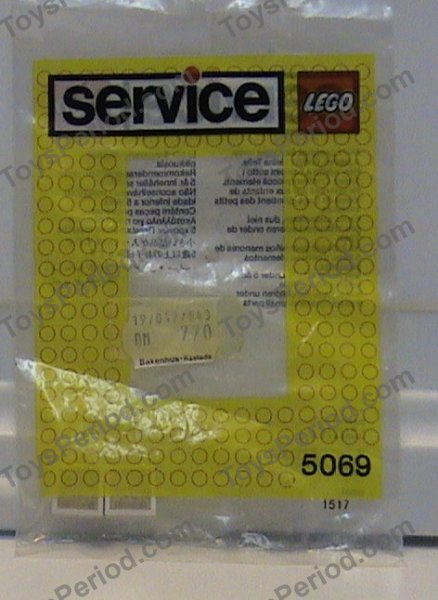 LEGO 5069 12v Lighting Bricks Set Parts List