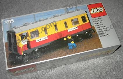 LEGO 7815 Sleeping Car Instructions and Parts List