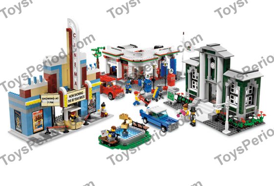 LEGO 10184 Town Plan Instructions and Parts List