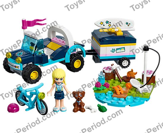 LEGO 41364 Stephanie's Buggy & Trailer Set Parts List