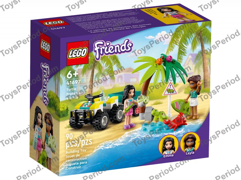 LEGO 41697 Turtle Protection Vehicle Set Parts List