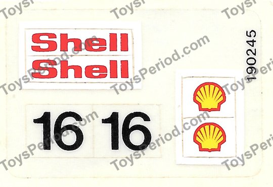 LEGO Sets with Part 6634stk01 Sticker Sheet for Set 6634 - (190245)