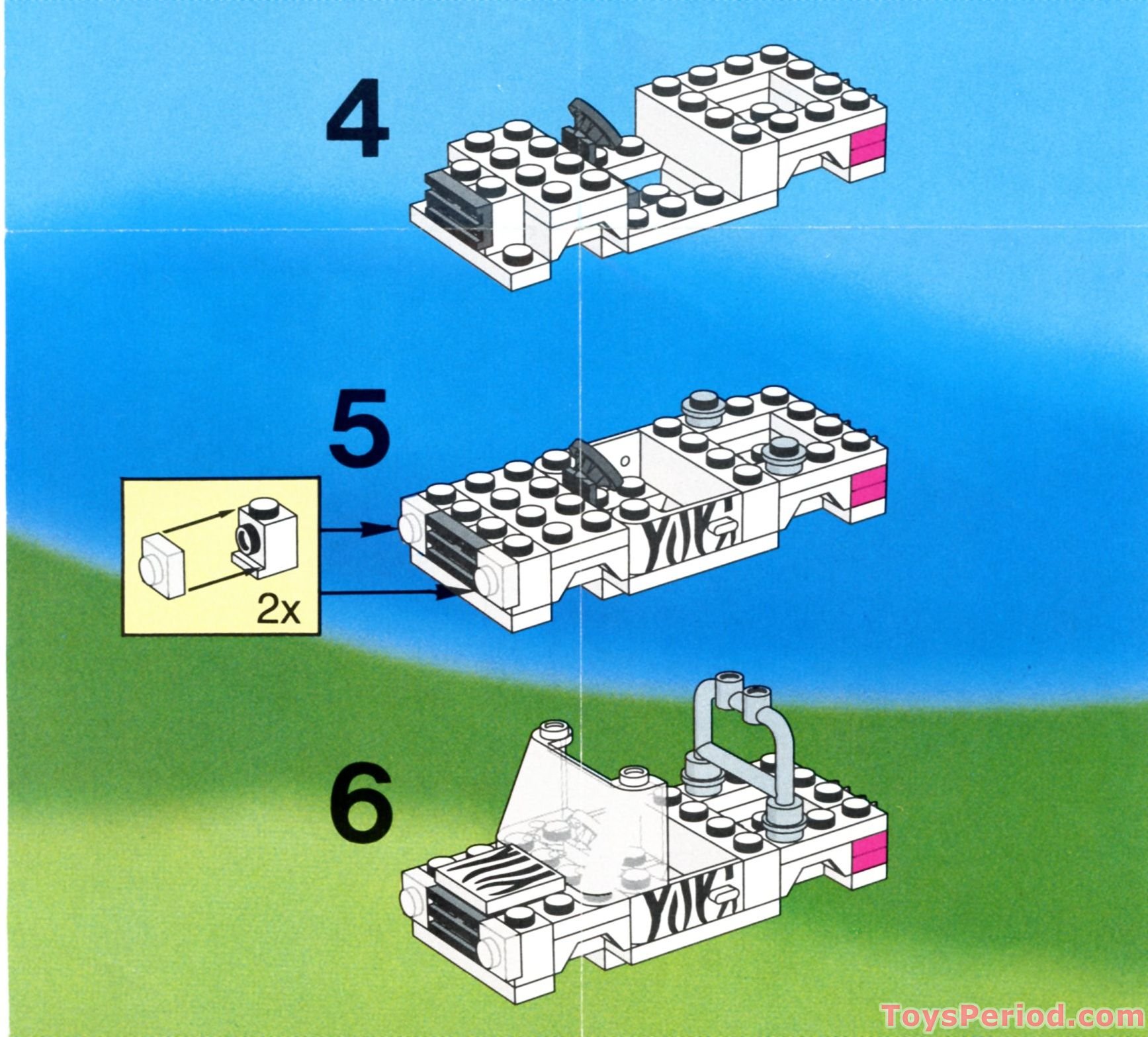 LEGO 6672 Safari Off Road Vehicle Instructions and Parts List