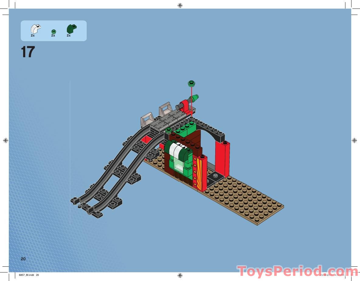 LEGO 6857 The Dynamic Duo Funhouse Escape Instructions and Parts List