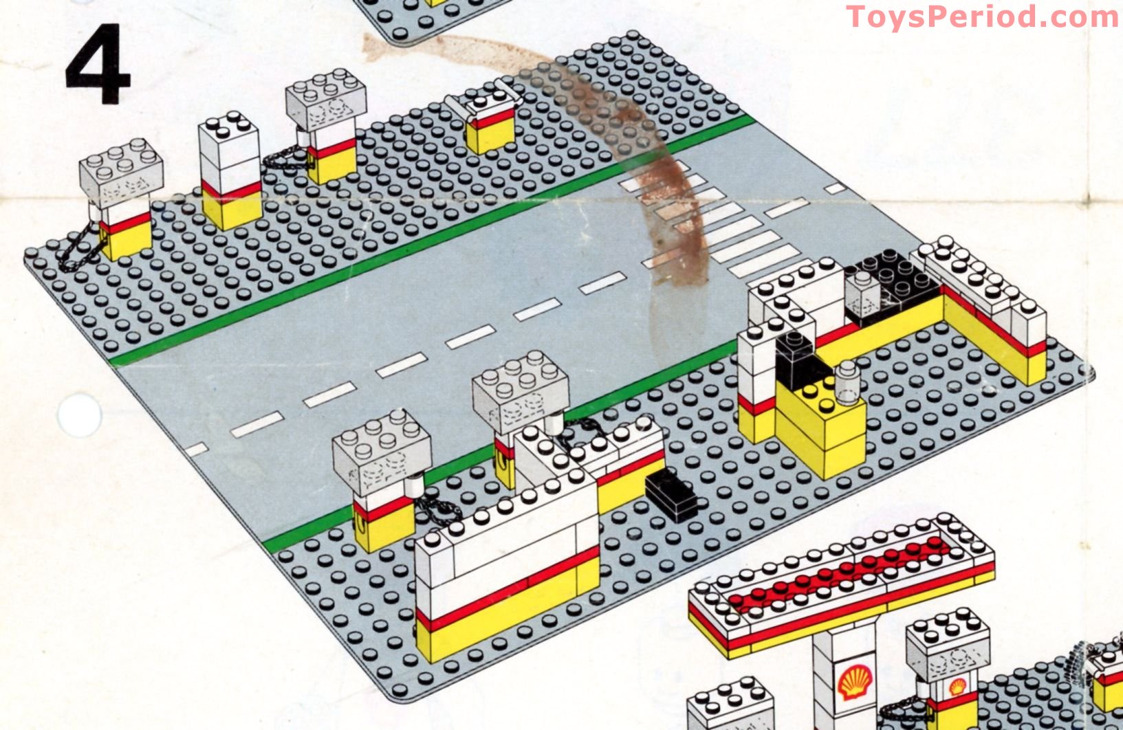 LEGO 377-1 Shell Service Station Instructions and Parts List