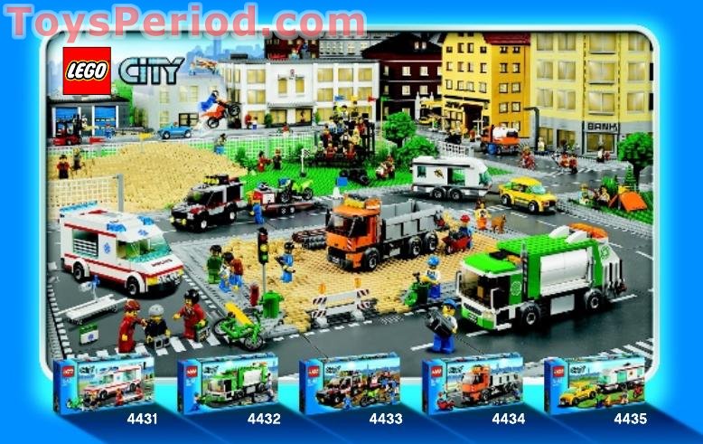 LEGO 4435 Car and Caravan Instructions and Parts List