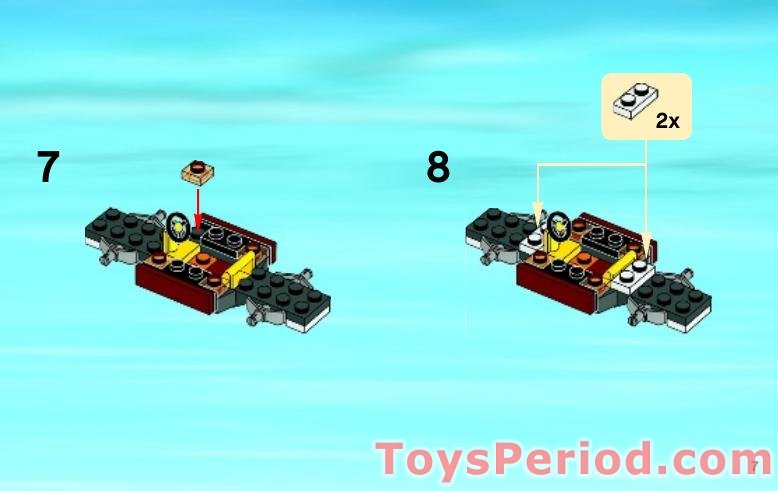 LEGO 4441 Police Dog Van Instructions and Parts List