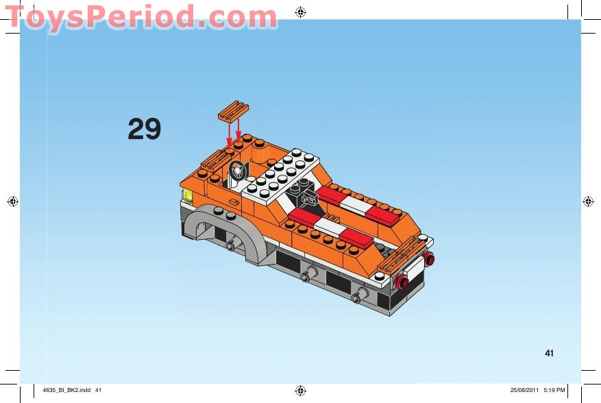 LEGO 4635 Fun with Vehicles Instructions and Parts List