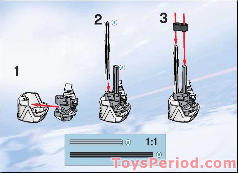 LEGO 3541 Slap Shot Instructions and Parts List