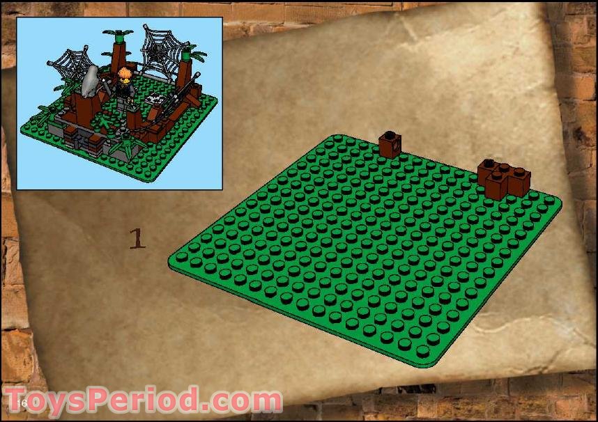 LEGO 4727 Aragog in the Dark Forest Instructions and Parts List
