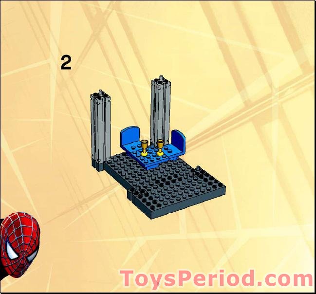 LEGO 4860 Doc Ock's Cafe Attack Instructions and Parts List