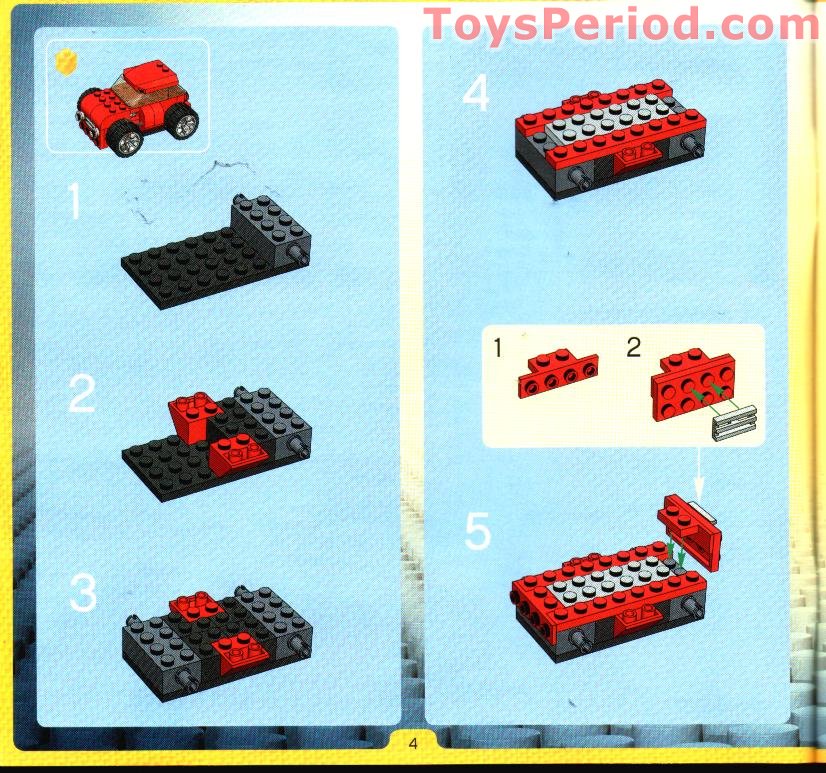 LEGO 4883 Gear Grinders Instructions and Parts List