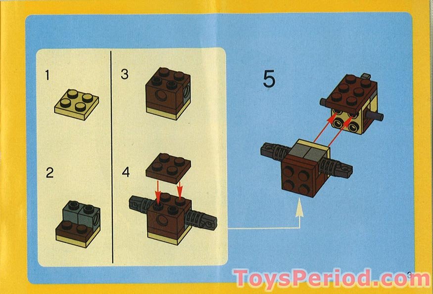 LEGO 4916 Mini Animals Instructions and Parts List